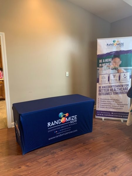 6ft Retractable Vinyl Banner & Stretch Fitted Table Cover Packages ...